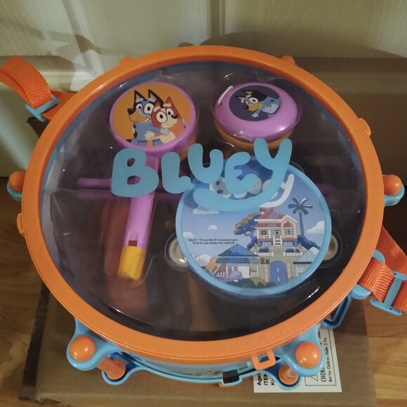 Toys | Bluey Drum Set | Poshmark